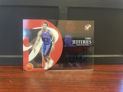 2002-03 Topps Pristine Personal Endorsement #PECJ Chris Jefferies Auto ...