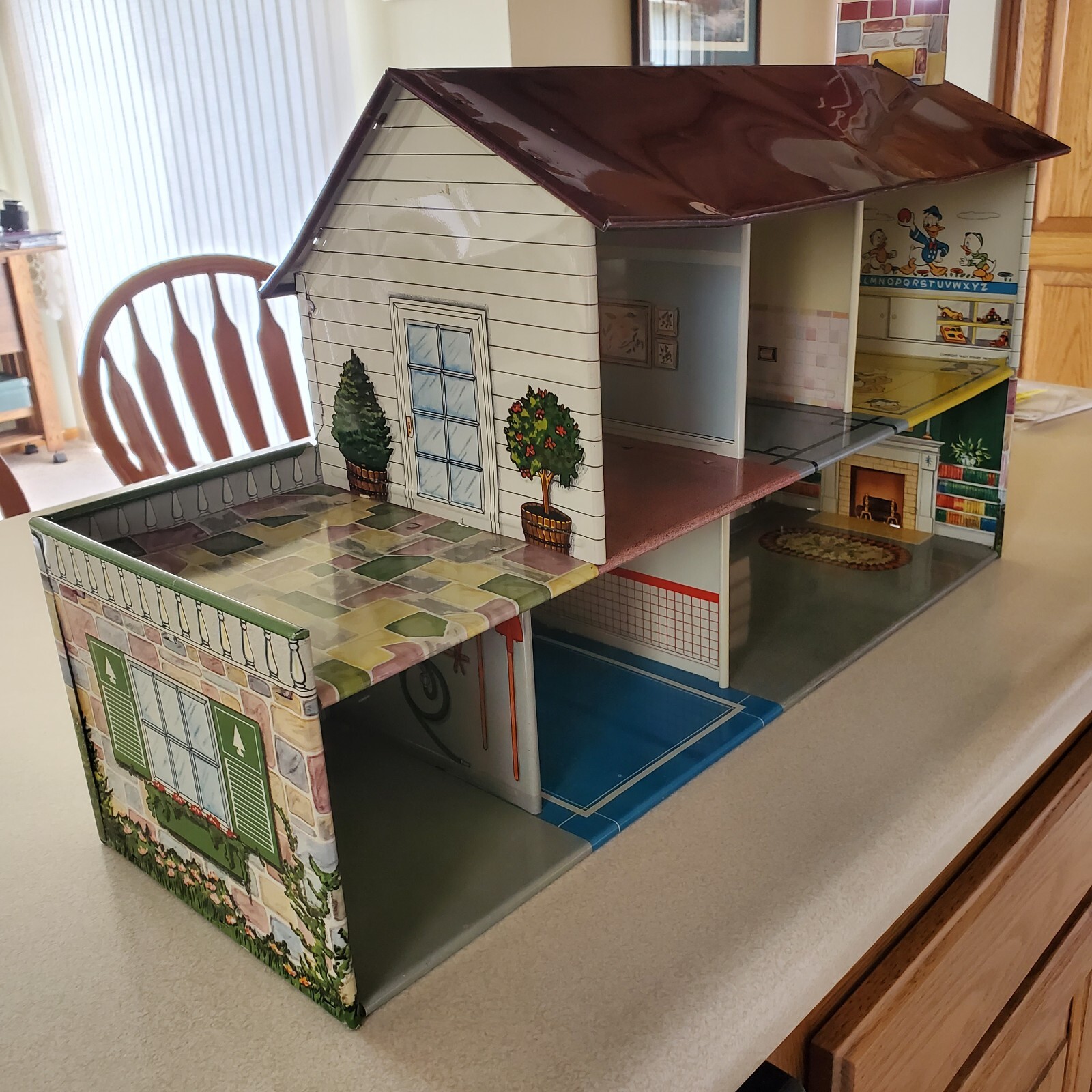 1950s Marx Litho Tin Dollhouse | eBay