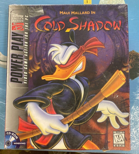 NEW SEALED Maui Mallard Cold Shadow DISNEY Power Play PC Video Game CD ...