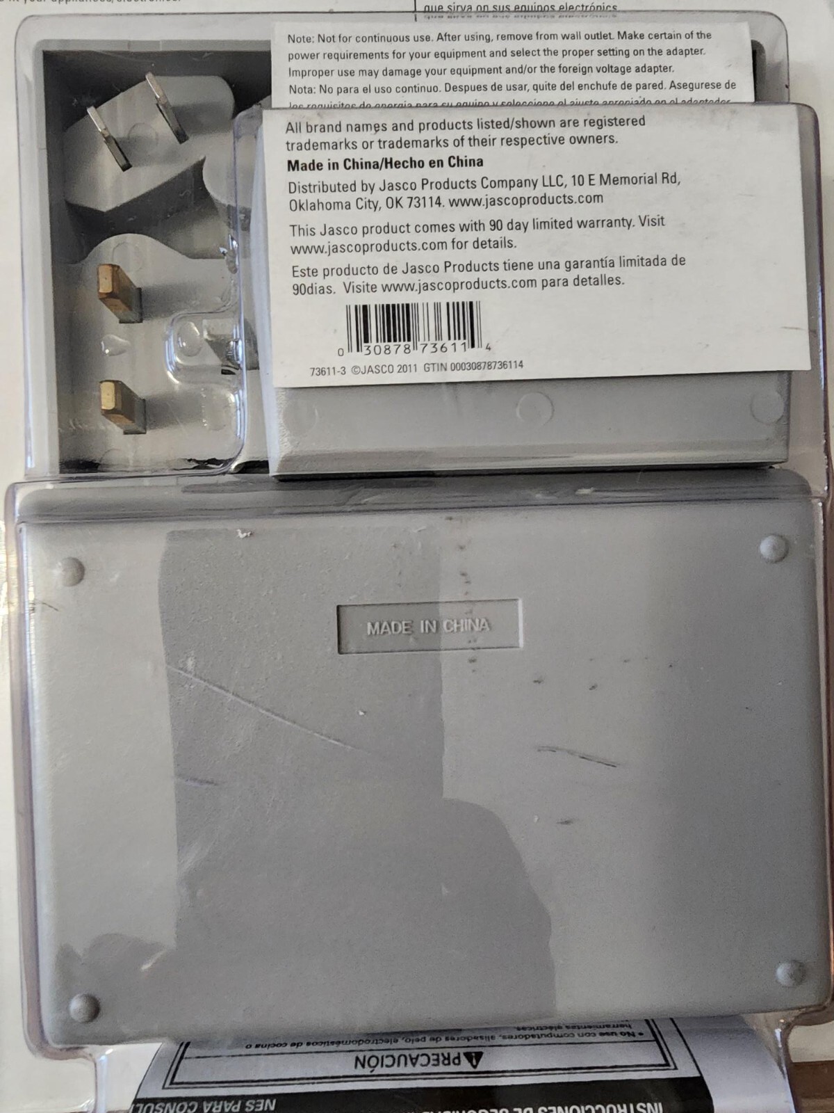 Brand New Foreign Voltage Adapter With Carrying Case By Jasco Products ...