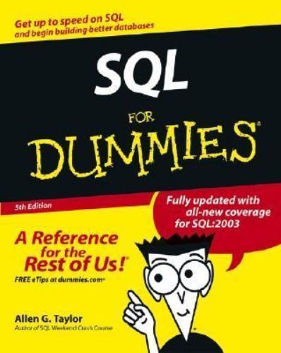 SQL for Dummies by Taylor, Allen G. 9780764540752| eBay
