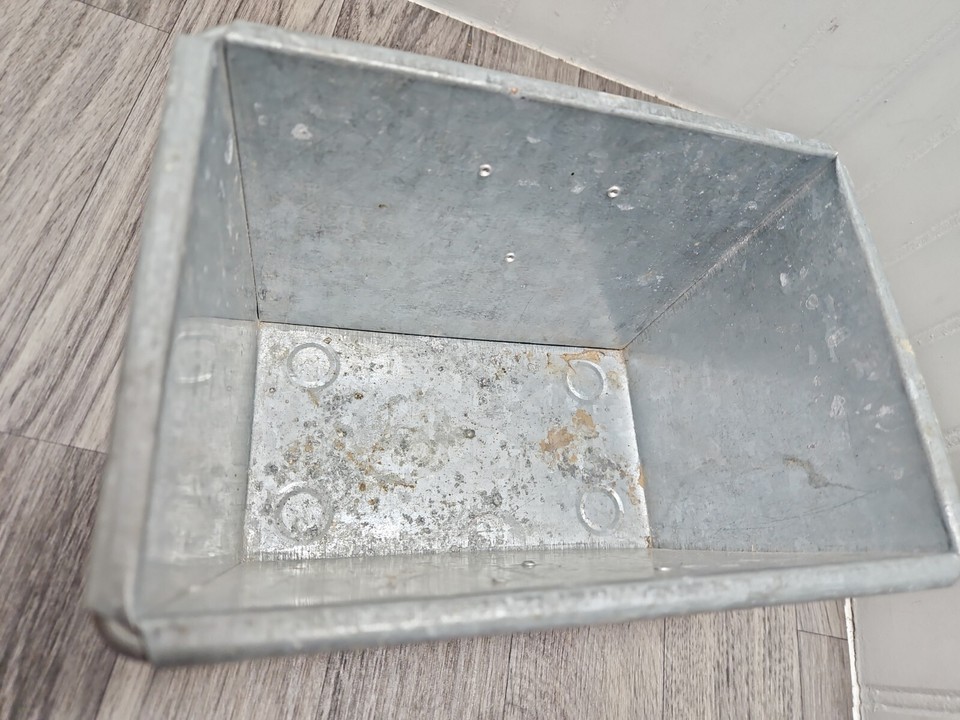 Galvanized Metal Box | eBay