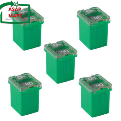 5 Pack Low Profile Mini Jcase Fuse 40 Amp Compatible for Ford Chevy/Gm ...