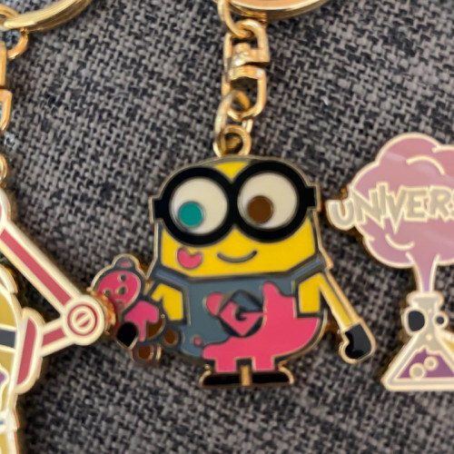 [Brand-new,Unused] Minion Colorful Panic Keychain Set 3 Mini keychain ...