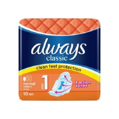 0,42€/Stück- 4er Pack Always Damenbinden - Classic Normal - 10 Stück ...