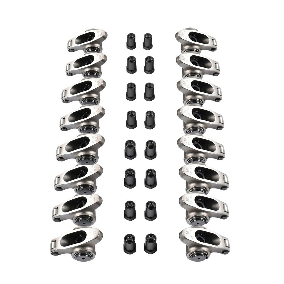 1.5 Ratio 3/8" Stud Stainless Steel Roller Rocker Arms For SBC Chevy ...