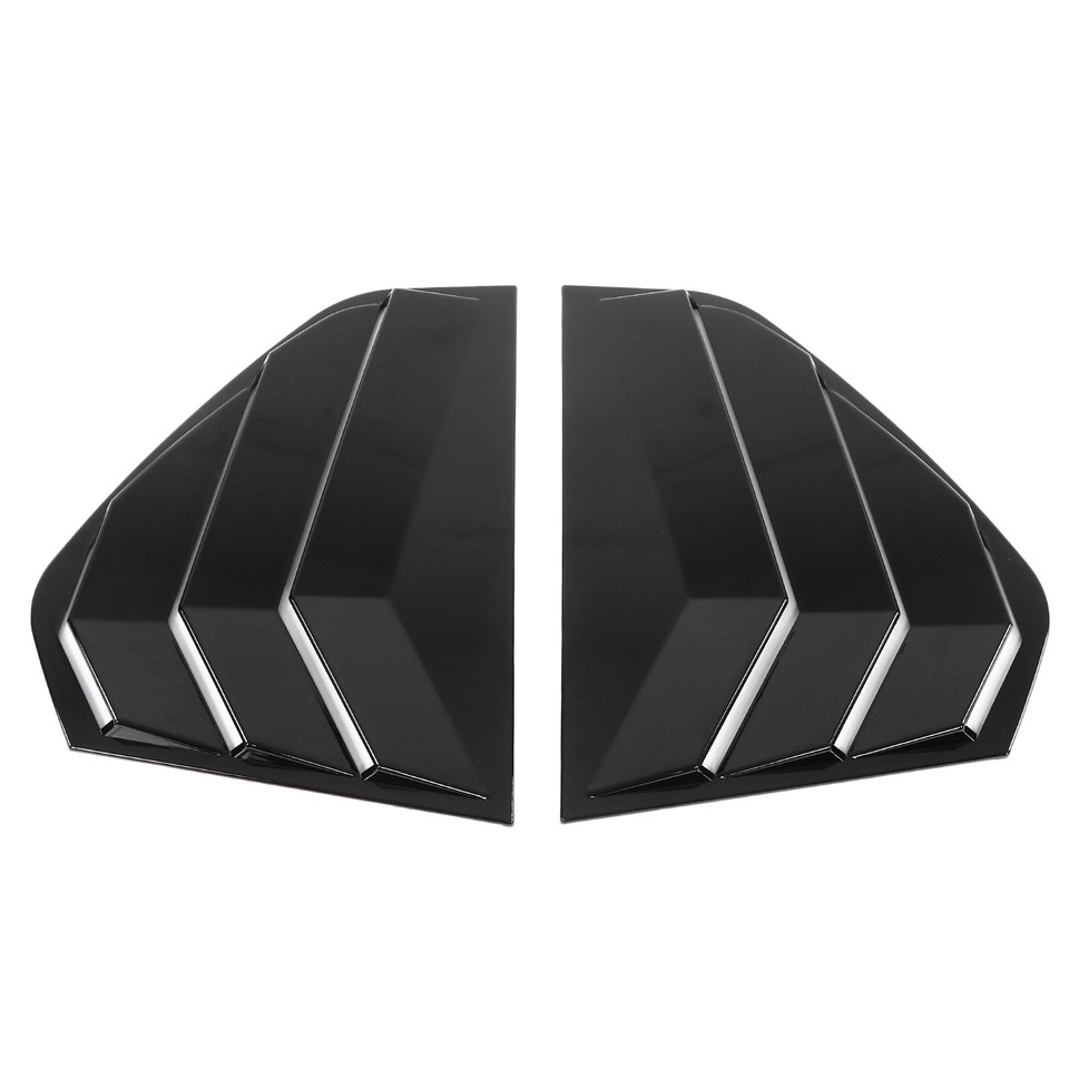Rear Window Shutters Back Adhesive Side Window Louvers Anti Scratch ...