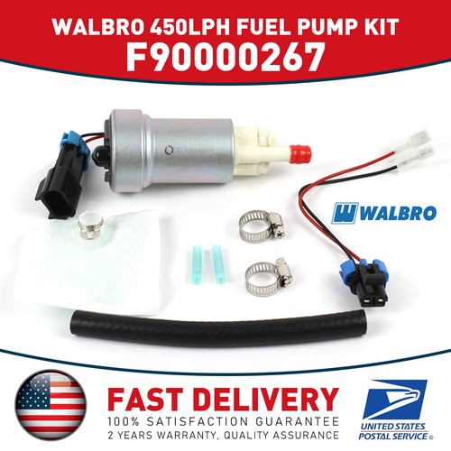 GENUINE Walbro 450LPH High Performance Fuel Pump +Kit F90000267 E85 NEW ...