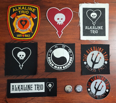 Alkaline Trio Blood Pact Sticker, Patch & Pin Set. | eBay