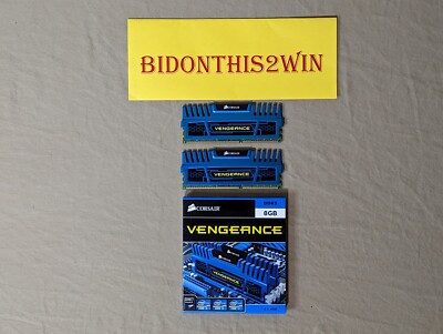 Corsair Vengeance 8GB DDR3 Kit (2x4GB) 1600 MHz SDRAM Memory ...