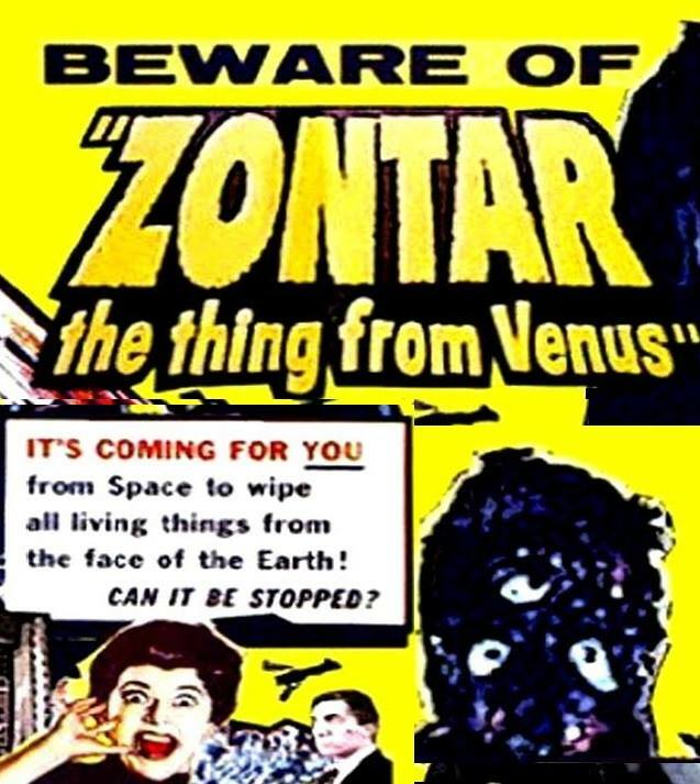 Zontar: The Thing from Venus (1967) TV Movie, Sci-Fi, Horror Movie DVD ...