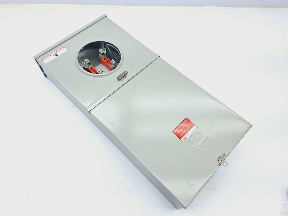 MILBANK U5168-XTL-100-KK-ALT RINGLESS MAIN METER SOCKET 100A 240V LOAD ...