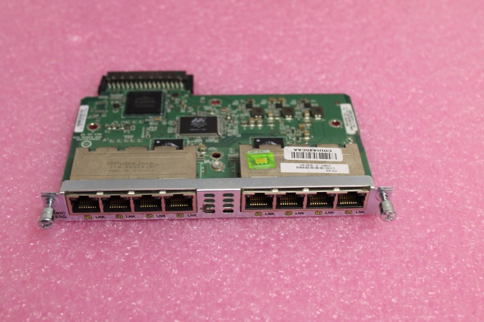 Cisco EHWIC-D-8ESG 8 Port Gigabit Enhanced WAN Interface EHWIC Card ...