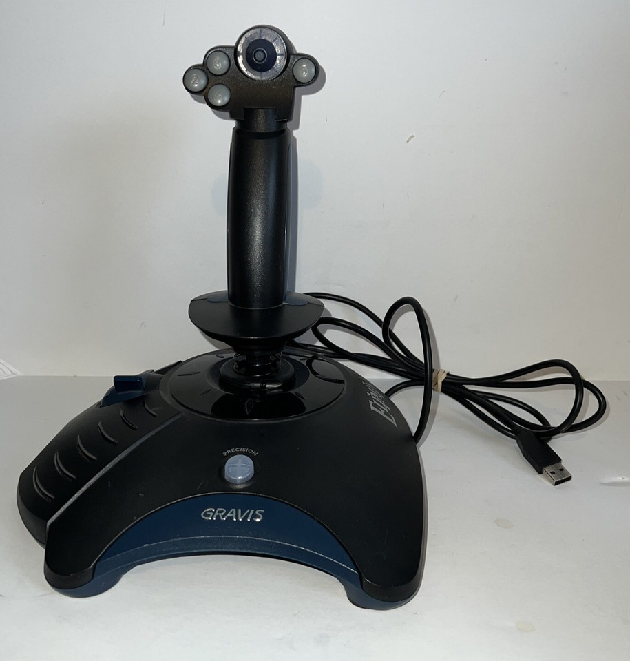 Gravis PC Eliminator Joystick #10513 USB w/ Precision Button C2 Works ...