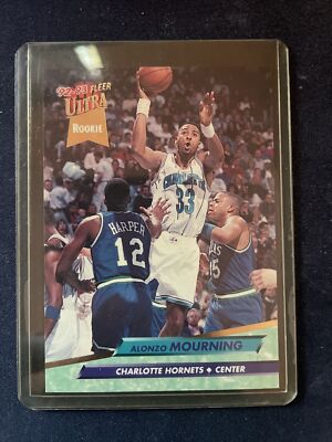 92-93 Fleer Ultra Alonzo Mourning **Rookie** #234 Charlotte Hornets | eBay