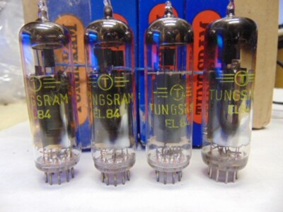EL84 Tungsram NOS Quad (4 stück) 'A' | eBay
