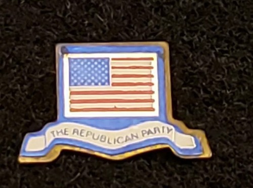 Awesome Vintage American flag The Republican Party Lapel Pin | eBay