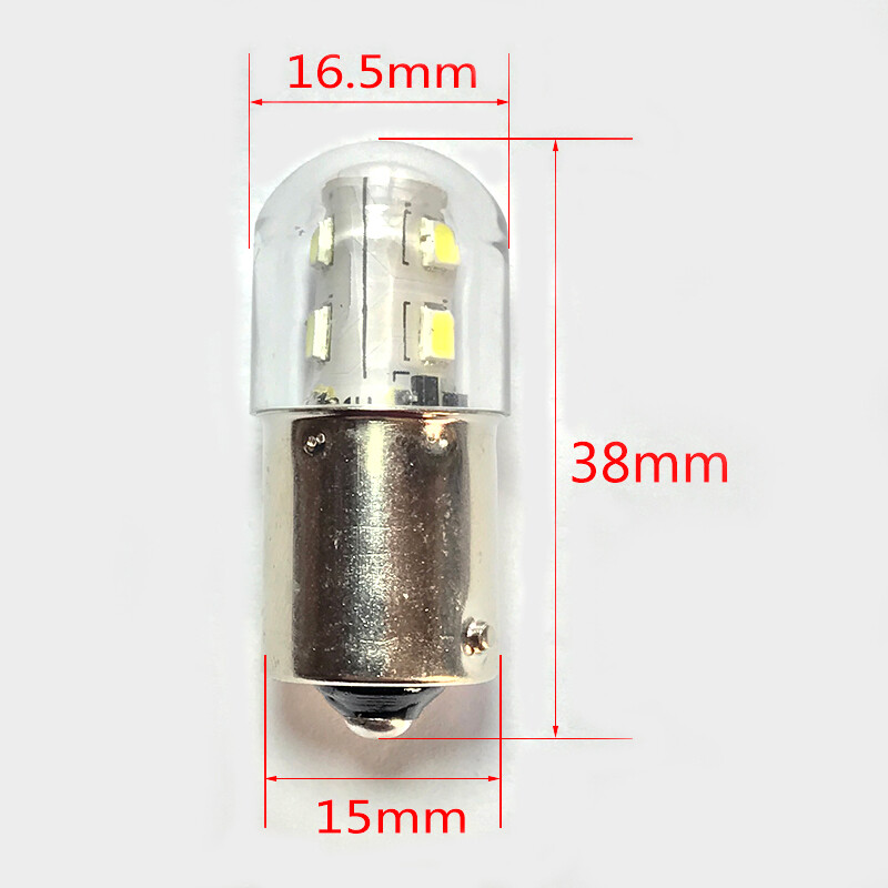B15 LED Warning Light Bulb Indicating Small Light Bulb Single/Double ...