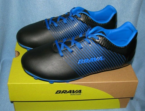Brava Soccer Cleats ~ Boys Racer Size 6 EUC 38.0 ~ Blue/Black ~ New ...