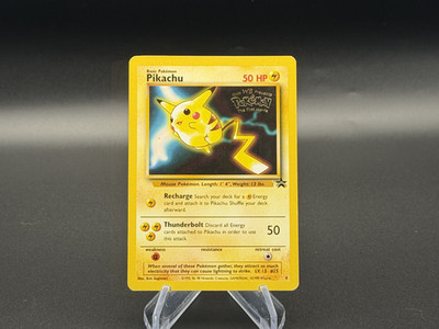Pikachu - #4 Black Star Promo - WOTC Unlimited - Pokémon TCG - 1999 | eBay