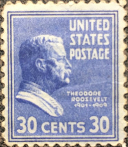 Scott 830 US 1938 30 Cent Theodore Roosevelt Postage Stamp | eBay