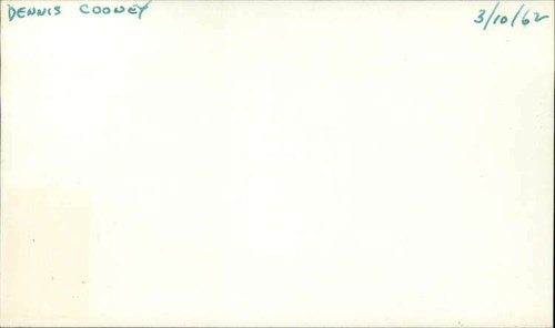 Dennis Cooney Actor Signed 3" x 5" Index Card | eBay