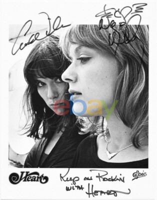 HEART (Ann & Nancy Wilson) AUTOGRAPHED 8x10 signed photo reprint | eBay