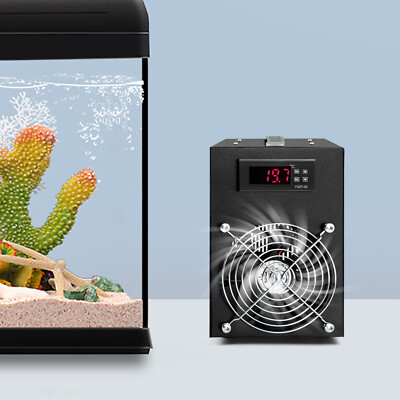 Aquarium Cooler Water Inline Chiller Cooling Machine 60L Fish Shrimp ...
