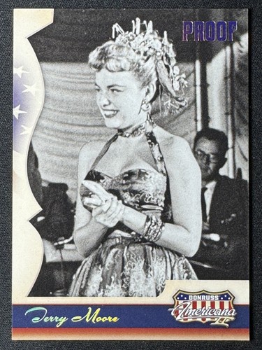 TERRY MOORE 2008 Donruss Americana II Gold Proof /250 PLAYBOY Little ...