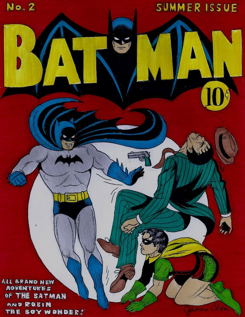 First Batman Comic Cover