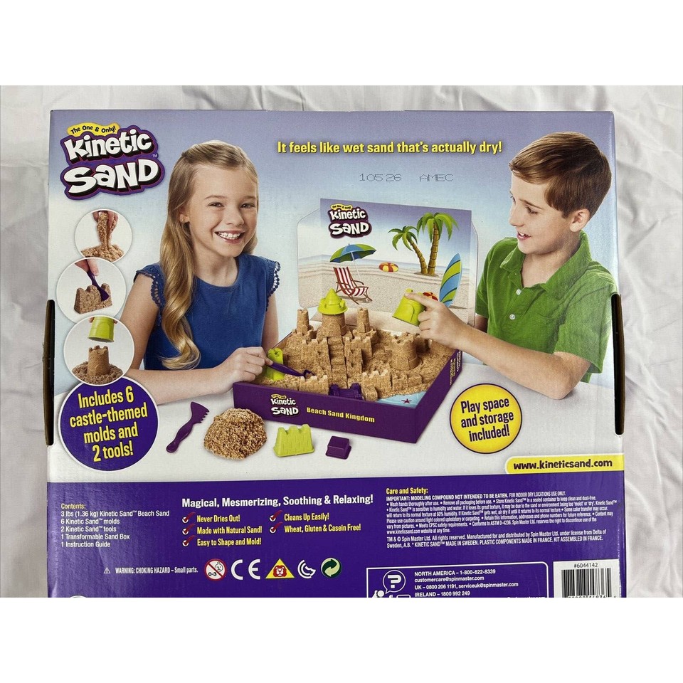 Kinetic Sand 6044142 Beach Sand Kingdom Playset | eBay