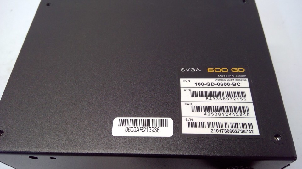 EVGA 600 GD 600W Gold Switching Power Supply 100-GD-0600-BC | eBay