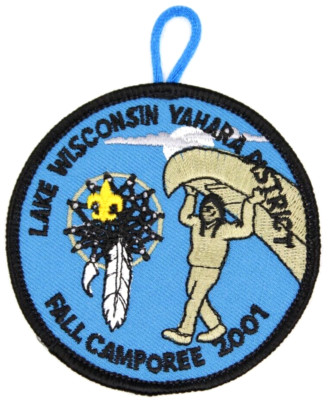 2001 Fall Camporee Lake Wisconsin District Patch Four Lakes Council Boy ...
