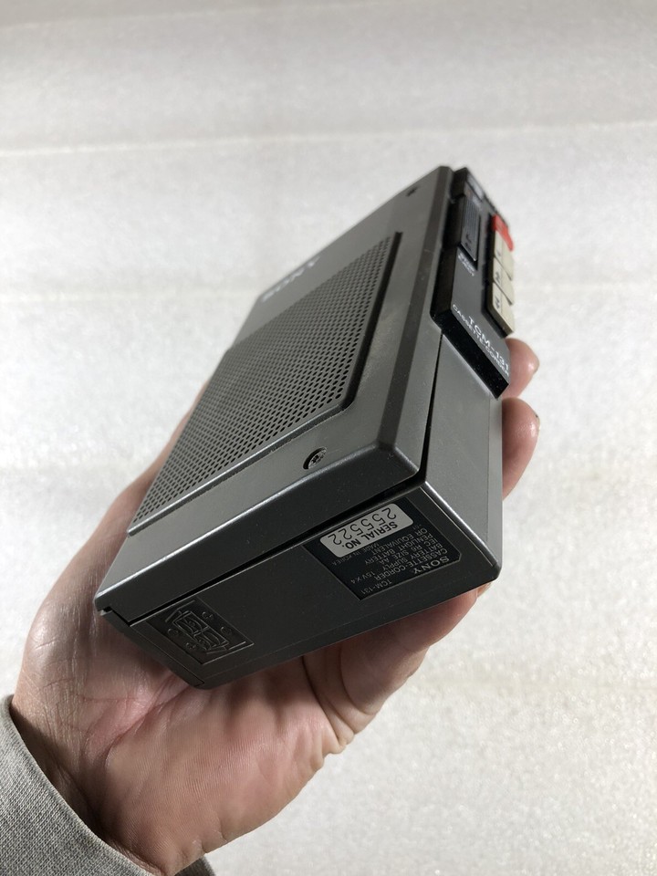 Vintage Sony TCM-131 Portable Cassette-Corder Untested | eBay