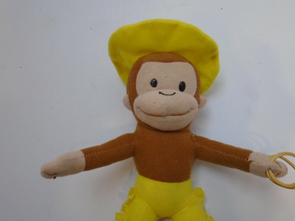 Curious George cowboy Yellow Suit 9” Plush Game Time PBS by Kellytoy ...