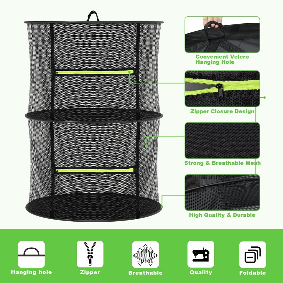 Herb Drying Rack - Mesh Drying Rack - Herb Drying Rack Hanging with ...