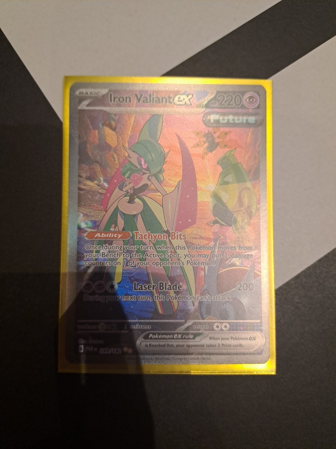 Pokémon TCG Iron Valiant EX Paradox Rift 249/182 Holo Special ...