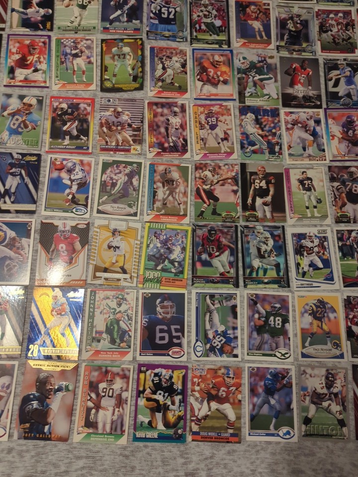 100 Vintage To Now EUC Football Cards Lot Number 3 80s/90s/now | eBay