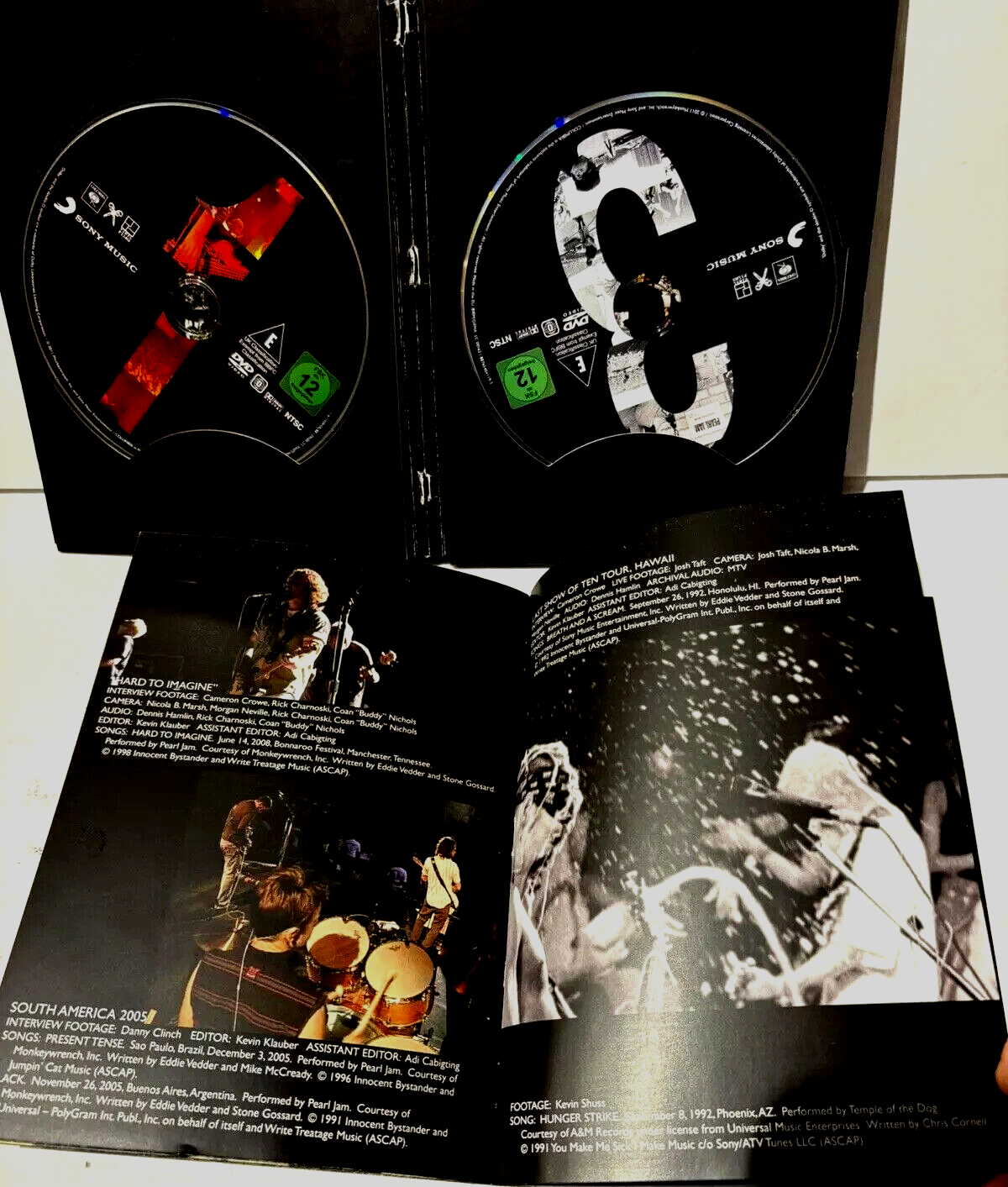 PEARL JAM TWENTY PJ20 CAMERON CROWE Doc 3 DVD Deluxe Digipak, Vedder ...