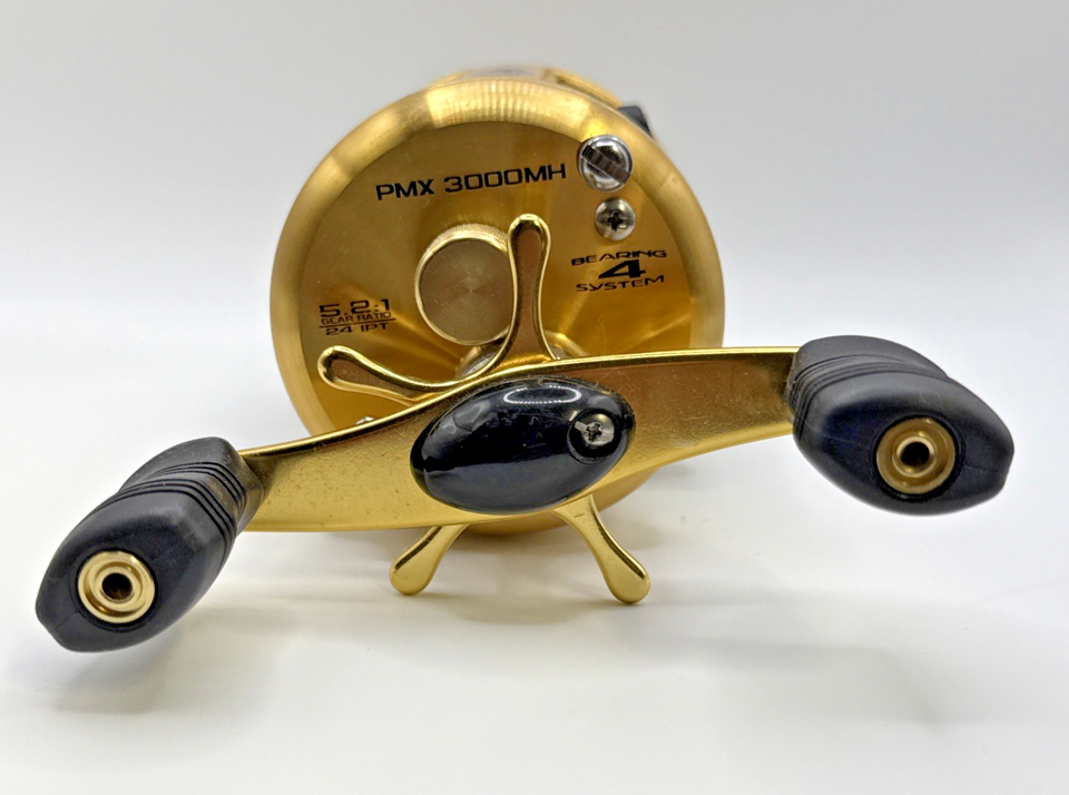 NIB Bass Pro Shops Pete Maina PMX 3000MH Signature Series Muskie Reel ...