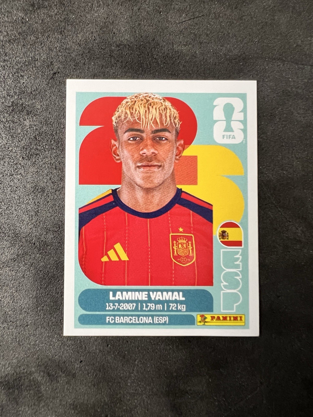 Lamine Yamal 2026 Panini World Cup Stickers #ESP15 Base Price Guide ...