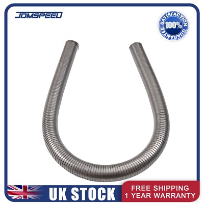 Universal 38mm 1.5"Metre Exhaust Flexi Tube 1 Flexible Polylock ...