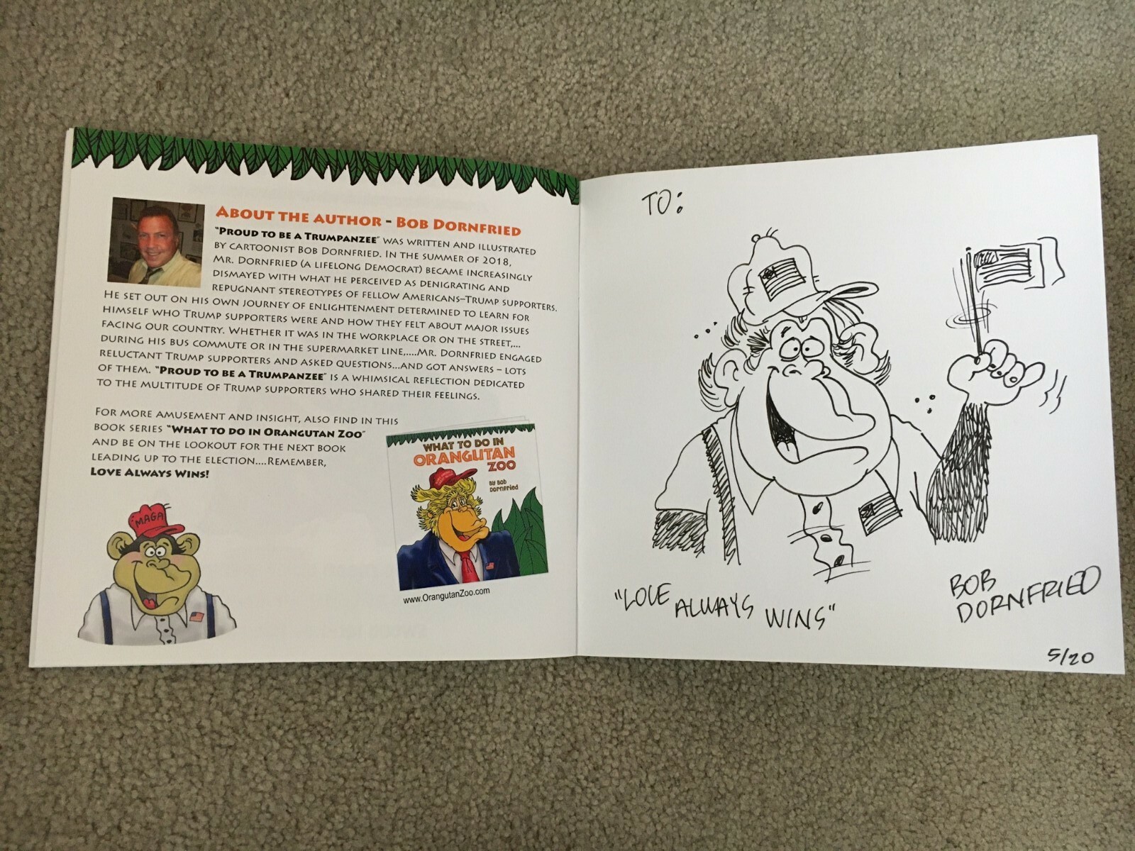 Pro-Trump Election Book (Author signed w/free drawing) Proud to be a ...
