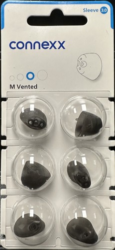 2 Pack M Vented Connexx Sleeve 3.0. Fits Signia Rexton Widex Miracle ...