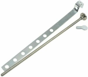 Universal Pop-Up Pull Rod Assembly 3/16" X 8" Satin Nickel Bathroom ...