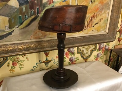 Antique Circa 1900 English Decorated Milliners Hat Block on Stand | eBay