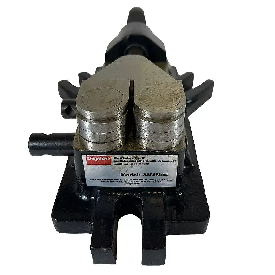 Dayton Multi-Fixture Fractal Vise w/ 2-3/4" Wide Jaws for Machinist ...
