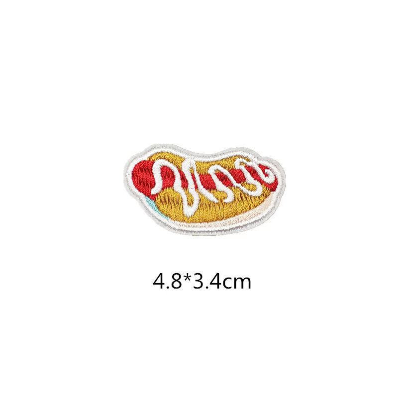 Fast Food Embroidery Patch Pizza Patch Hotdog Patch Burger Patch Iron on Sew on | eBay
