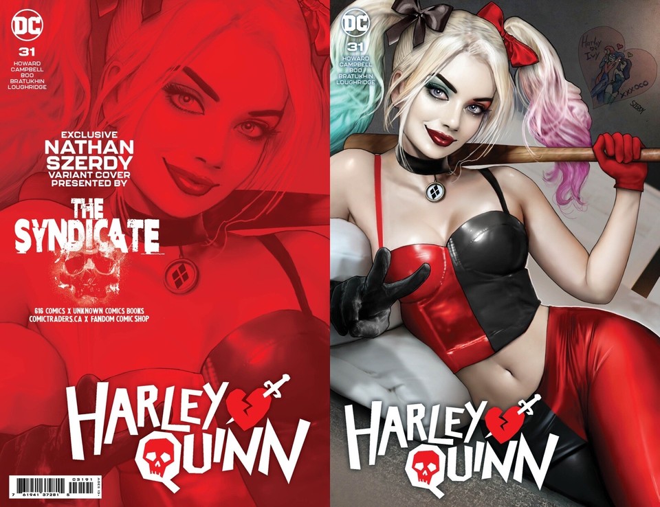 🔥 HARLEY QUINN #31 NATHAN SZERDY 616 Comics Trade Dress Variant | eBay
