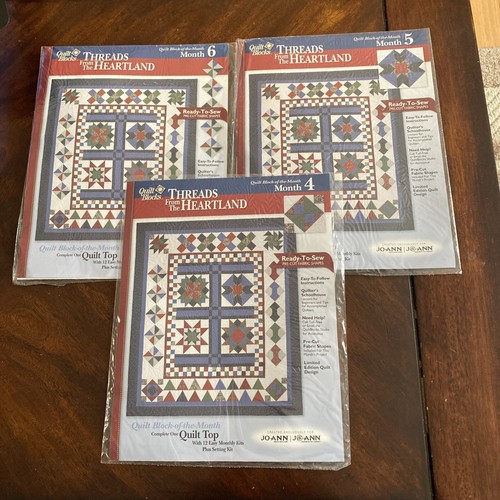 Jo-Ann Quilt Block Of The Month - Threads From the Heartland Block Kits ...